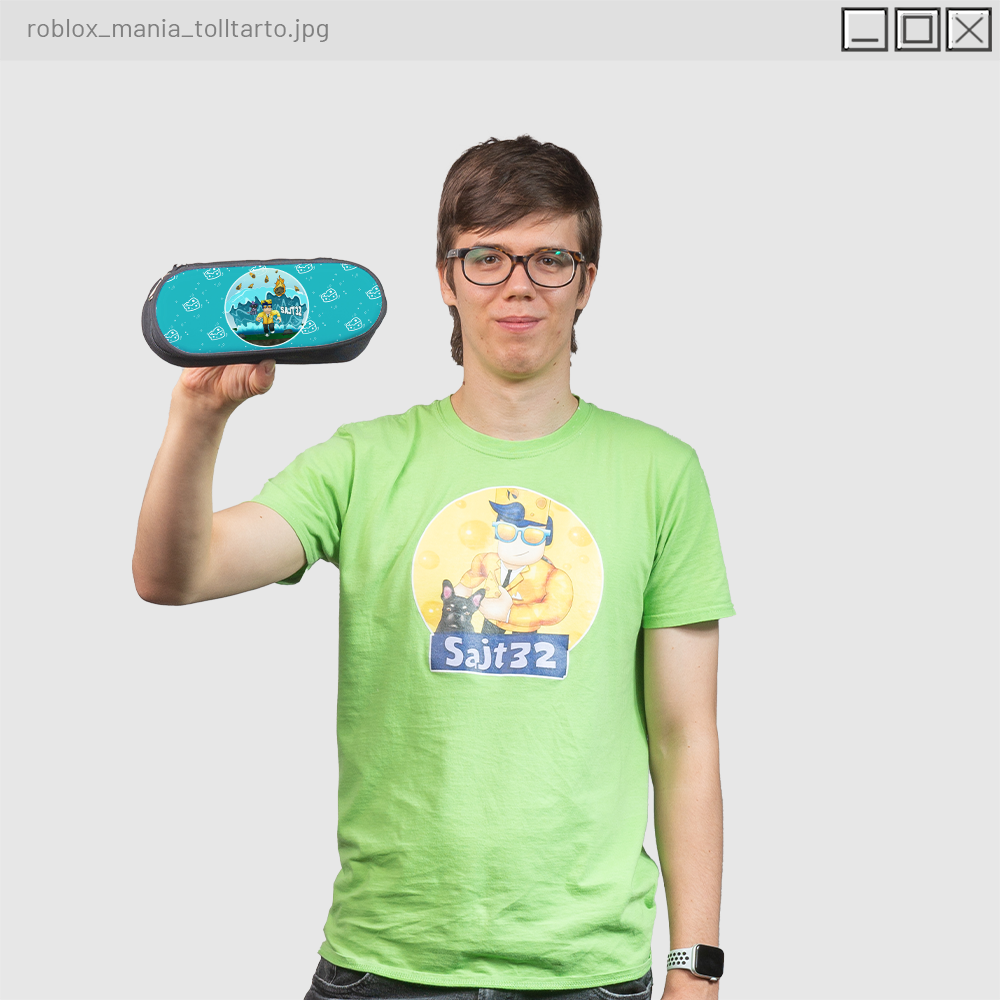 Sajt32 - Roblox mánia tolltartó - Sajt32 - McShop - Póló és egyéb ...