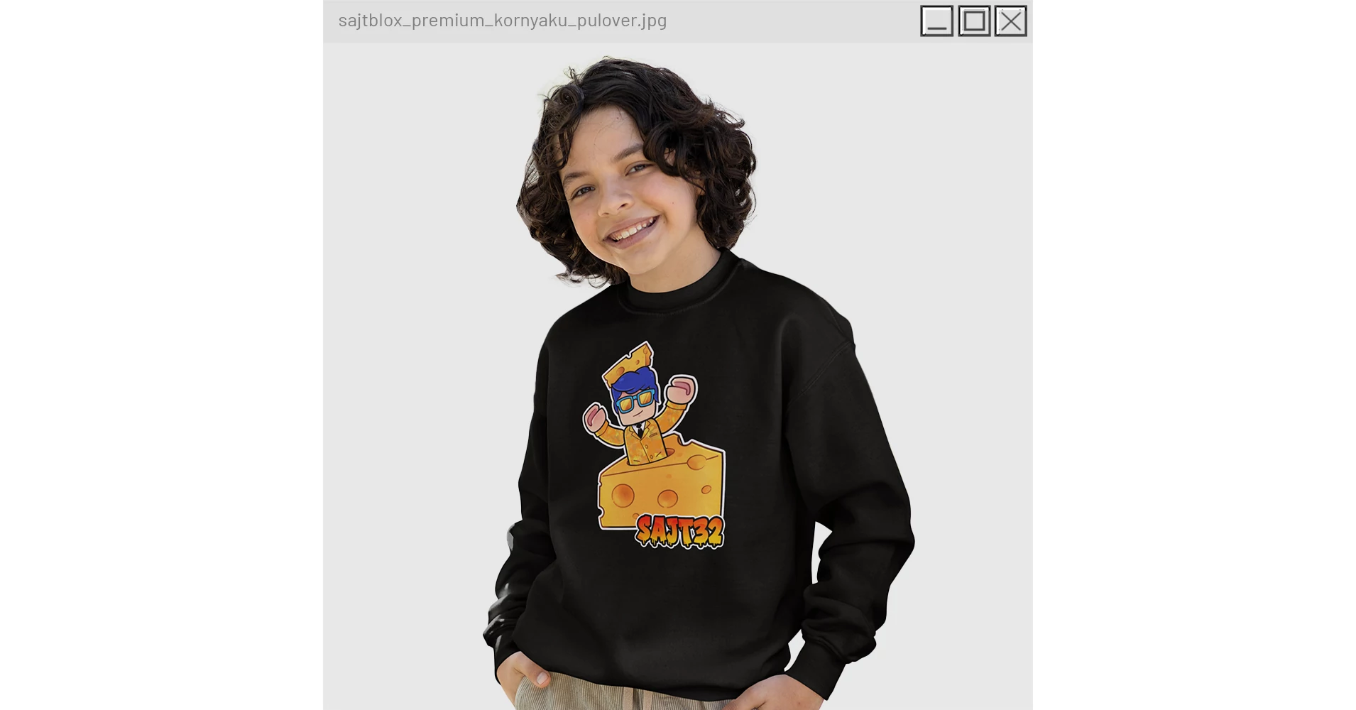 Sajt32 - Sajtblox 2025 PRÉMIUM környakú pulóver - Sajt32 - McShop ...